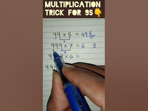 Multiplication Trick For 9s 😎|Bharath's Academy|#vedicmaths # ...
