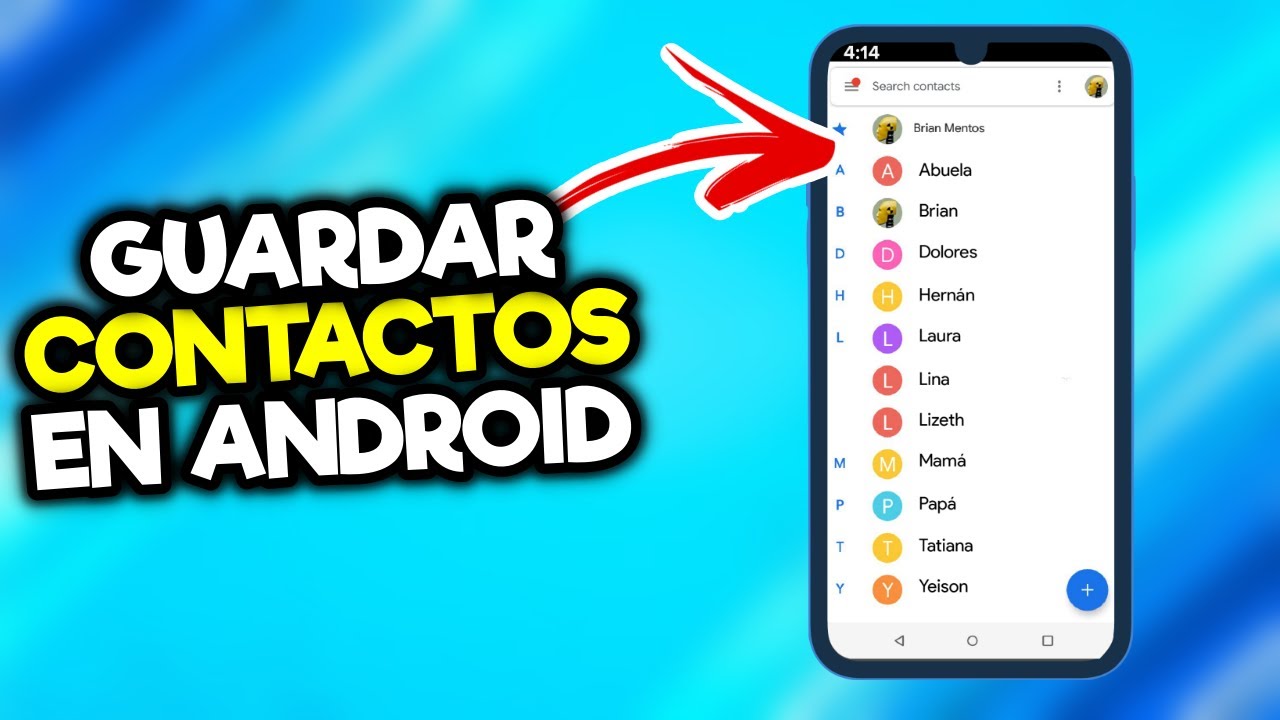 Cómo Guardar Contactos en Mi Celular 📱 | Tutorial Paso a Paso - YouTube
