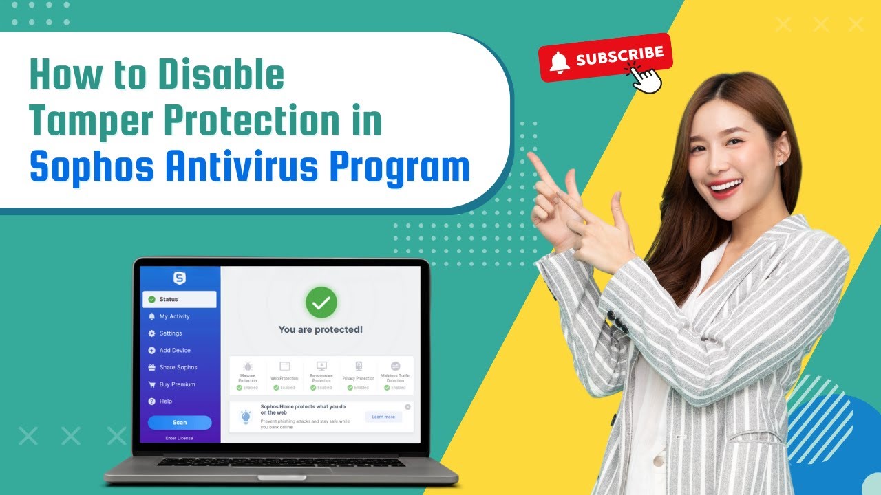 How to Disable Tamper Protection in Sophos Antivirus Program ...
