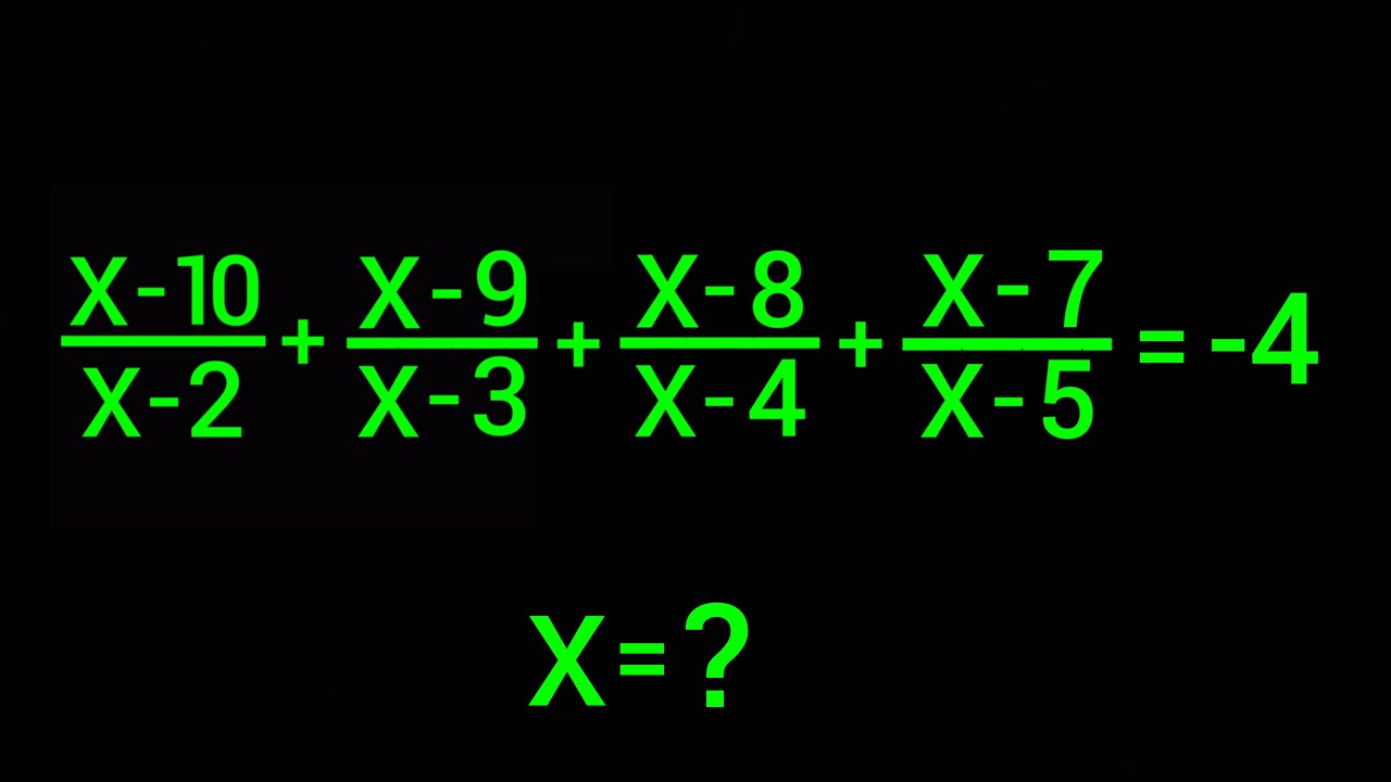Math Olympiad | A Nice Algebra problem | How to solve for X in this ...