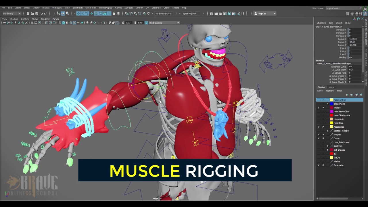 ANIMACTION - Rigging e Animação de Personagem - YouTube