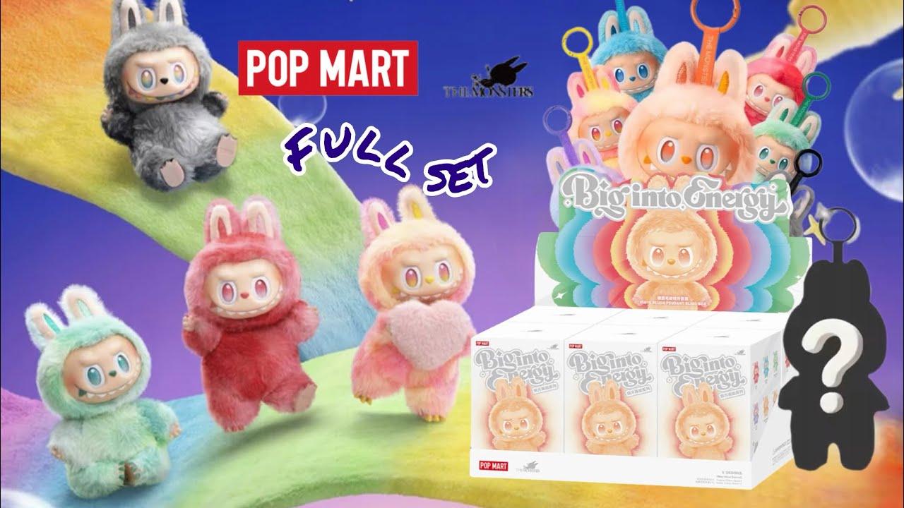 POP MART | The Monsters LABUBU Big Into Energy 💗| Full Set | Blind Box ...