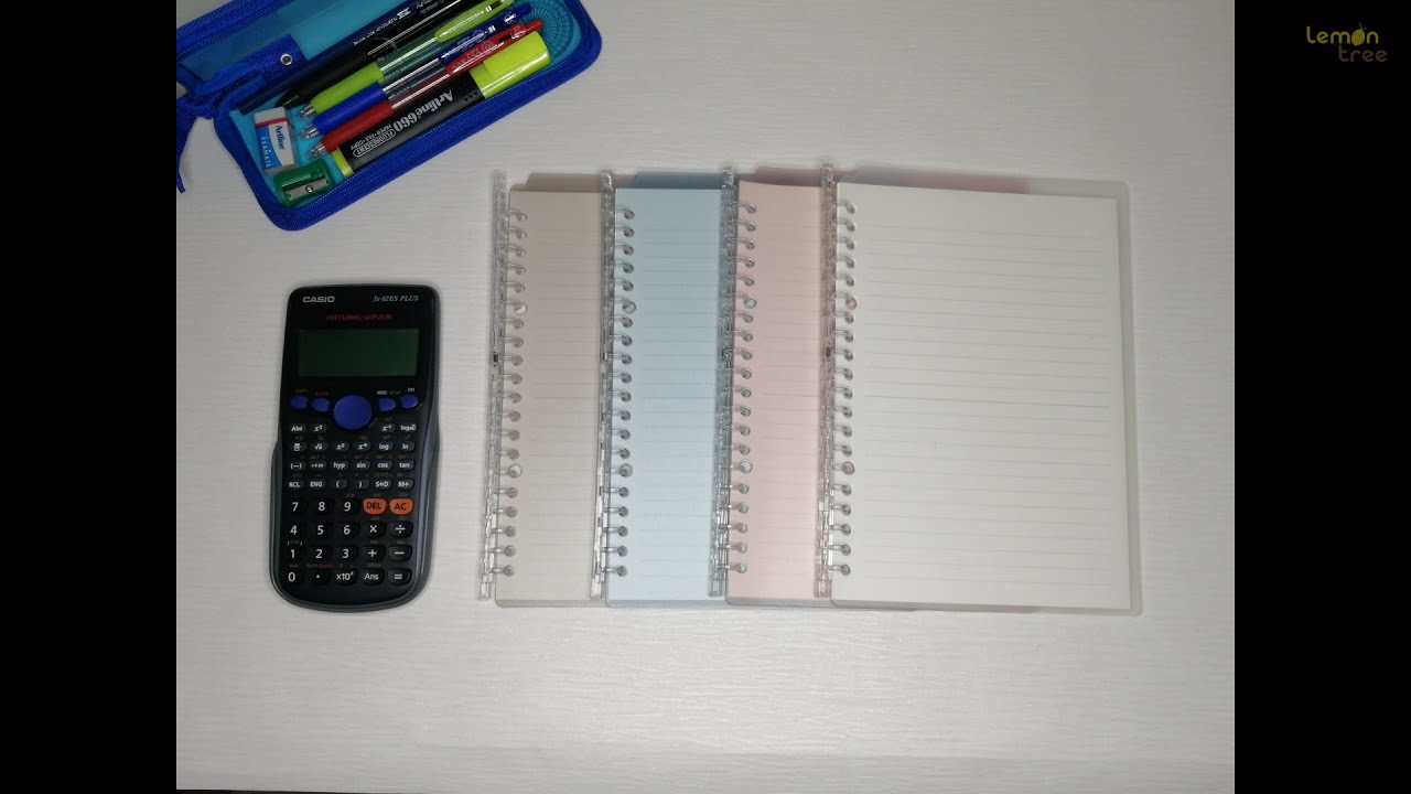 Panmomo Slim File Binder Notebook Overview - YouTube