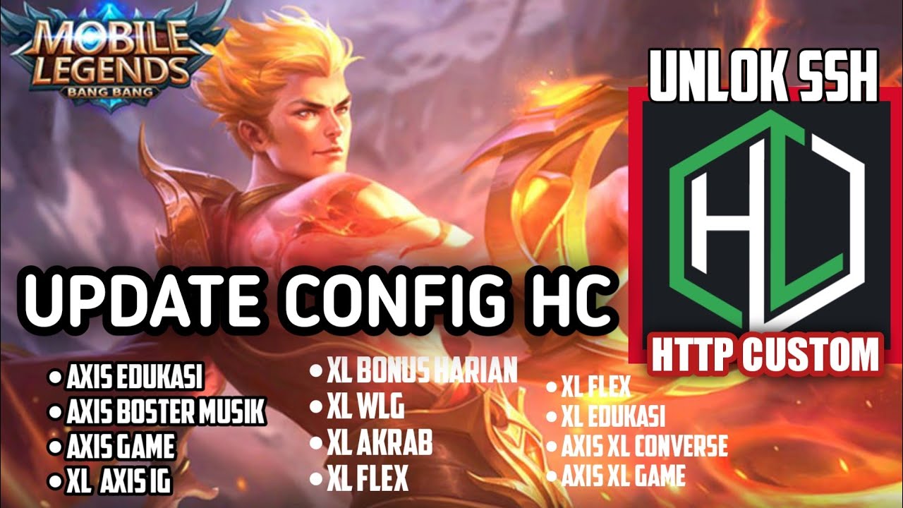 UPDATE CONFIG HC | Axis game | XL flex | xl akrab - YouTube