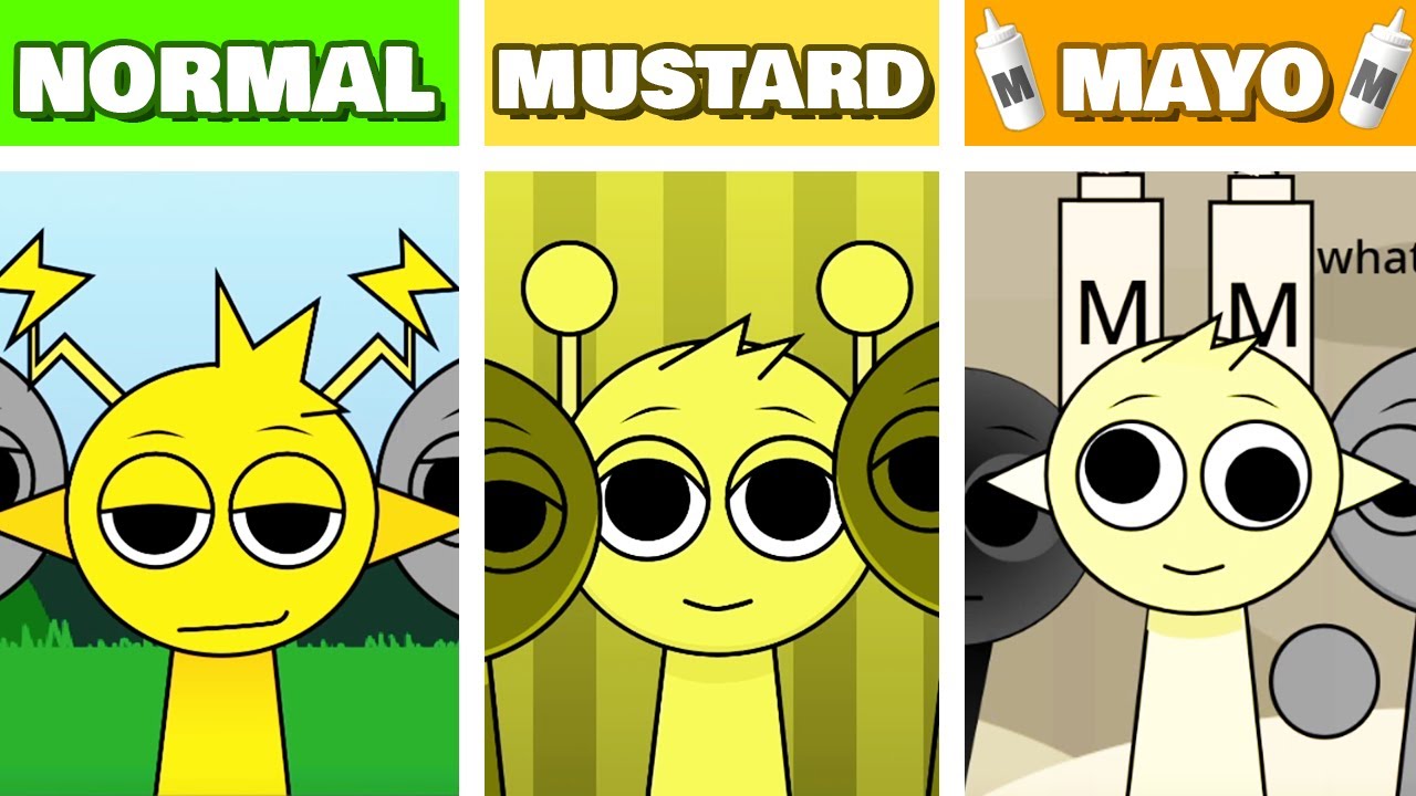 Incredibox Sprunki RETAKE vs MUSTARD vs MAYO - YouTube