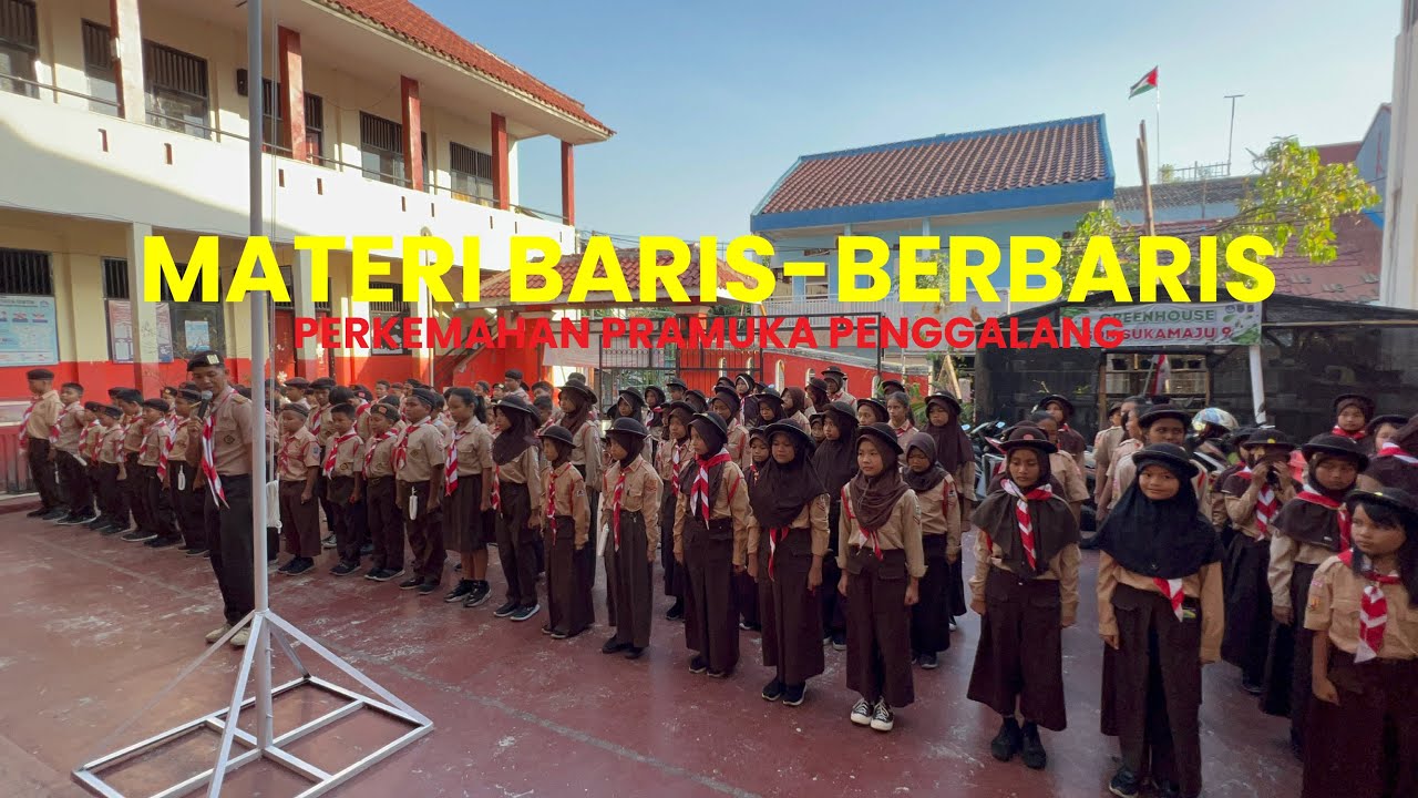 MATERI BARIS BERBARIS - Pramuka Penggalang SD - YouTube