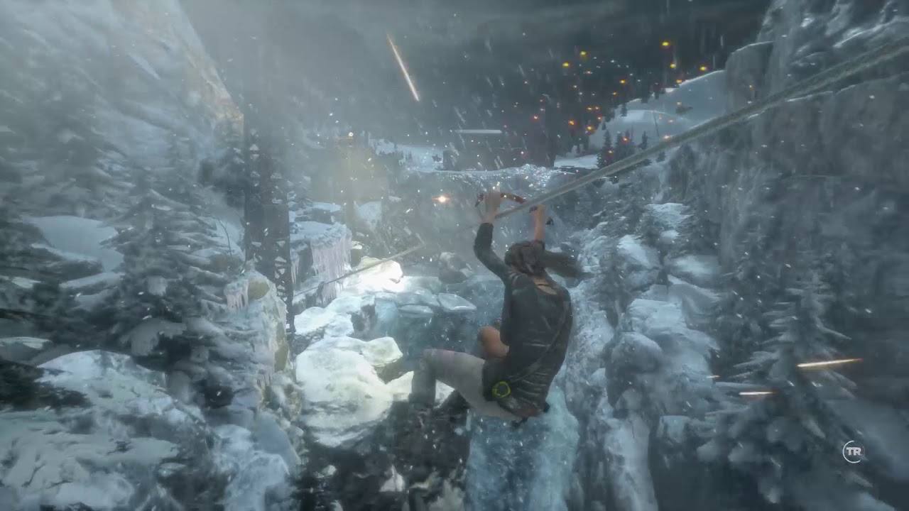 Rise of the Tomb Raider. Running from the chopper - YouTube