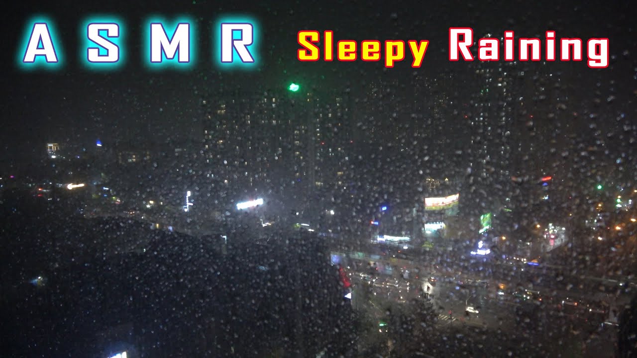 Rain Sound On Window with Thunder Sounds - 1 hour ASMR raining for sleep (No Talking) |💖 The 7 ...