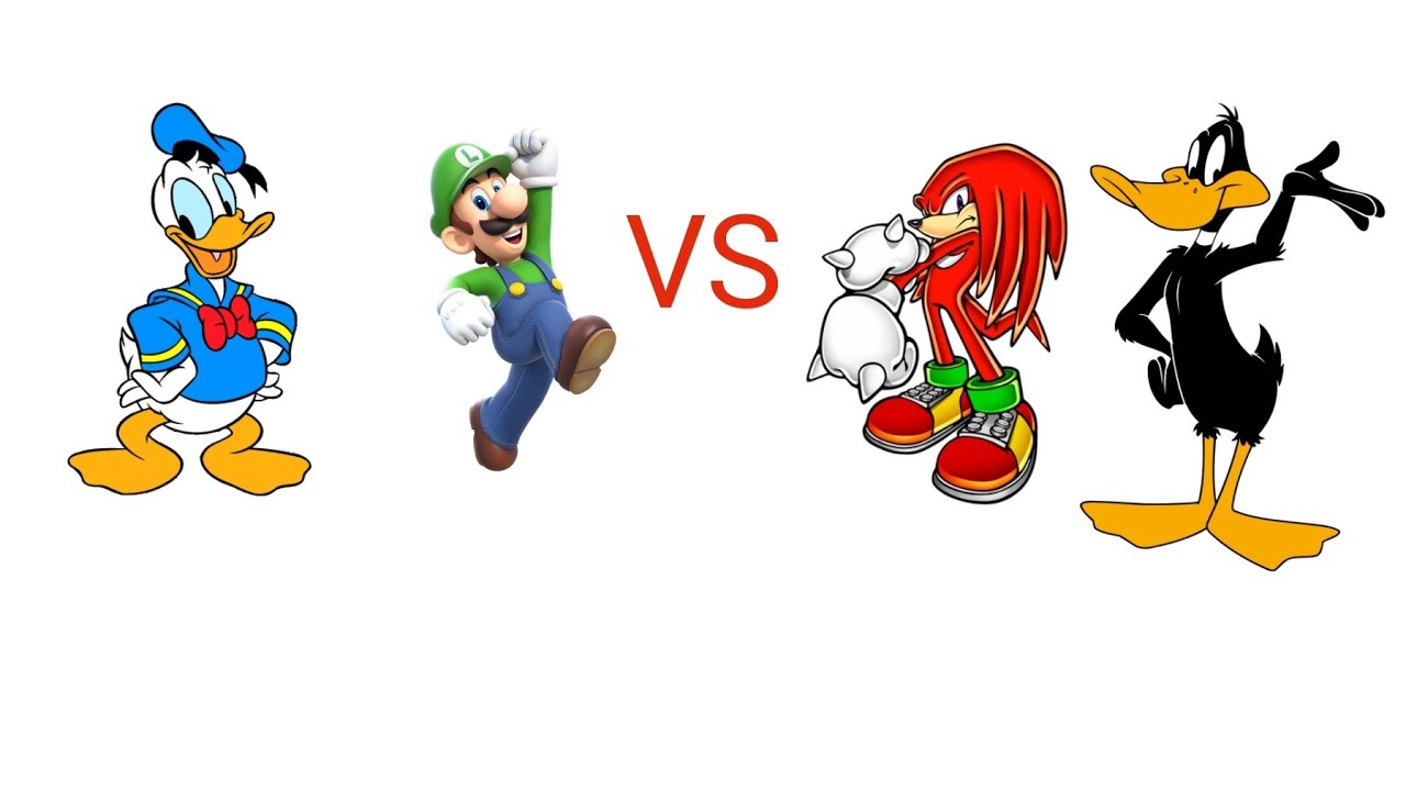 mugen Donald duck/Luigi vs knuckles/daffy duck - YouTube