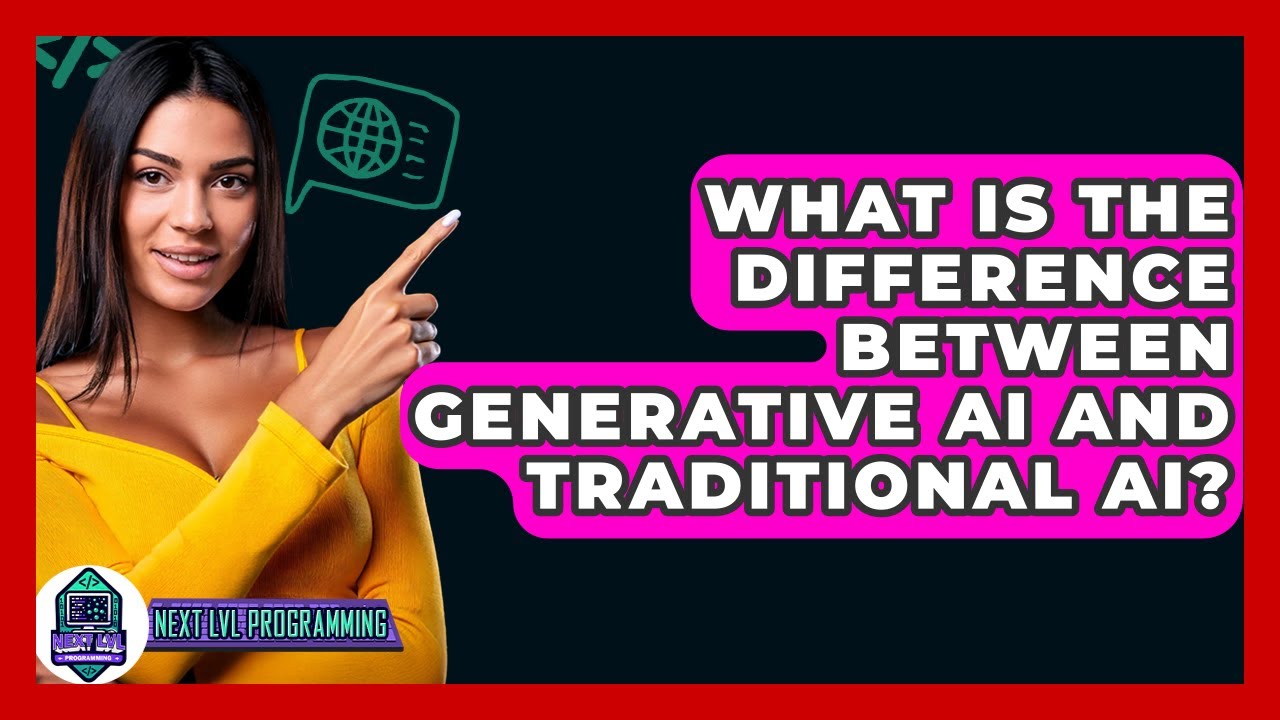 What Is The Difference Between Generative AI And Traditional AI? - Next LVL Programming - YouTube