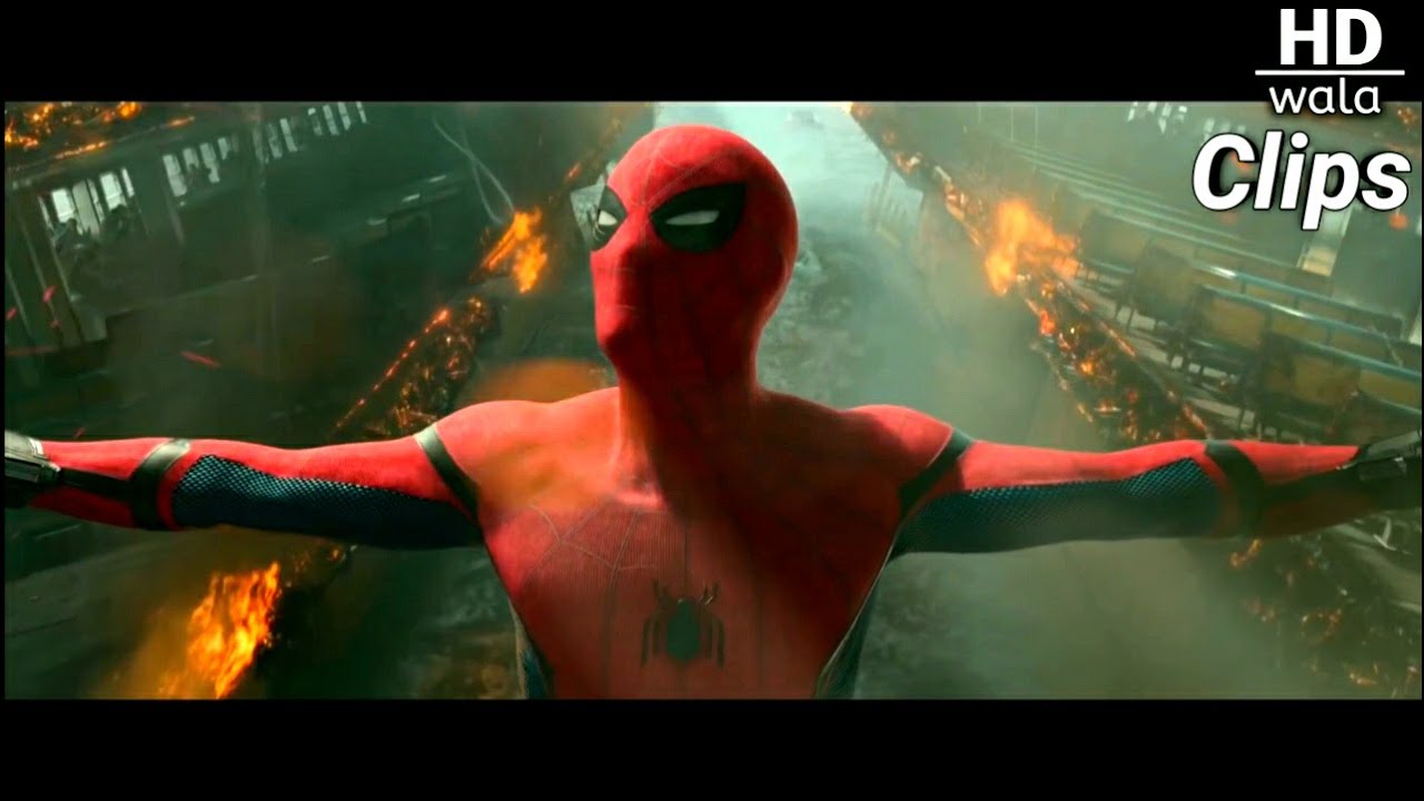 SPIDER-MAN : HOMECOMING - The Ship Scene FHD - Ironman to Rescue | HD ...