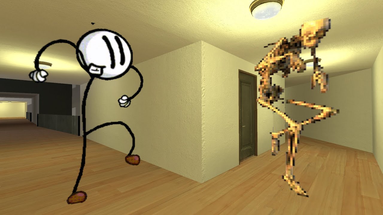 Henry Stickmin And Pixel Skull Nextbot Gmod - YouTube