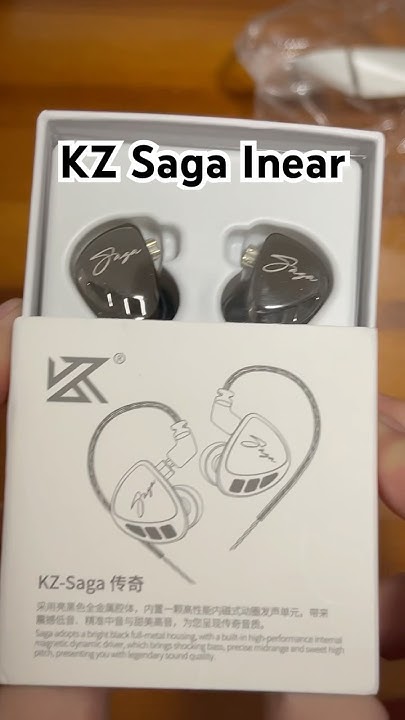 Unboxing KZ Saga InEar monitor 🎧 #kz #inearmonitors #unboxing #music #headphones #live - YouTube