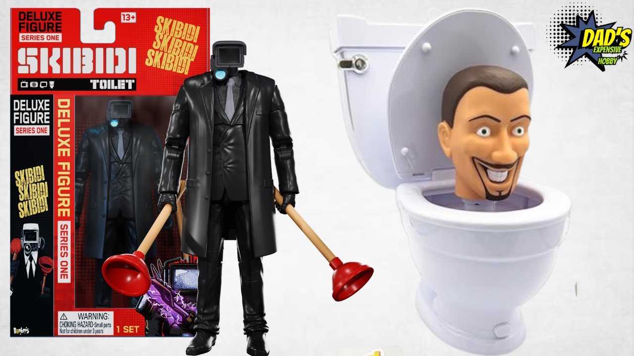SKIBIDI TOILET action figure PLUNGERMAN Review - YouTube