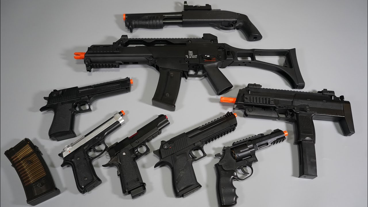 Black Color Airsoft Toy Gun - GBB G36 - Army Toy - Colt1911 - - MP7 ...