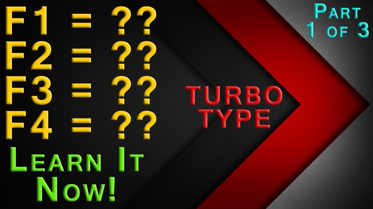 Use of Function Keys (F1 to F4) Part 1/3 | Detailed Video | #MustWatch ...