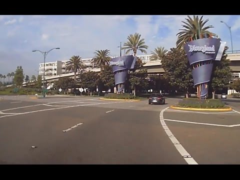 Drive To The Parking Structure Disneyland - YouTube