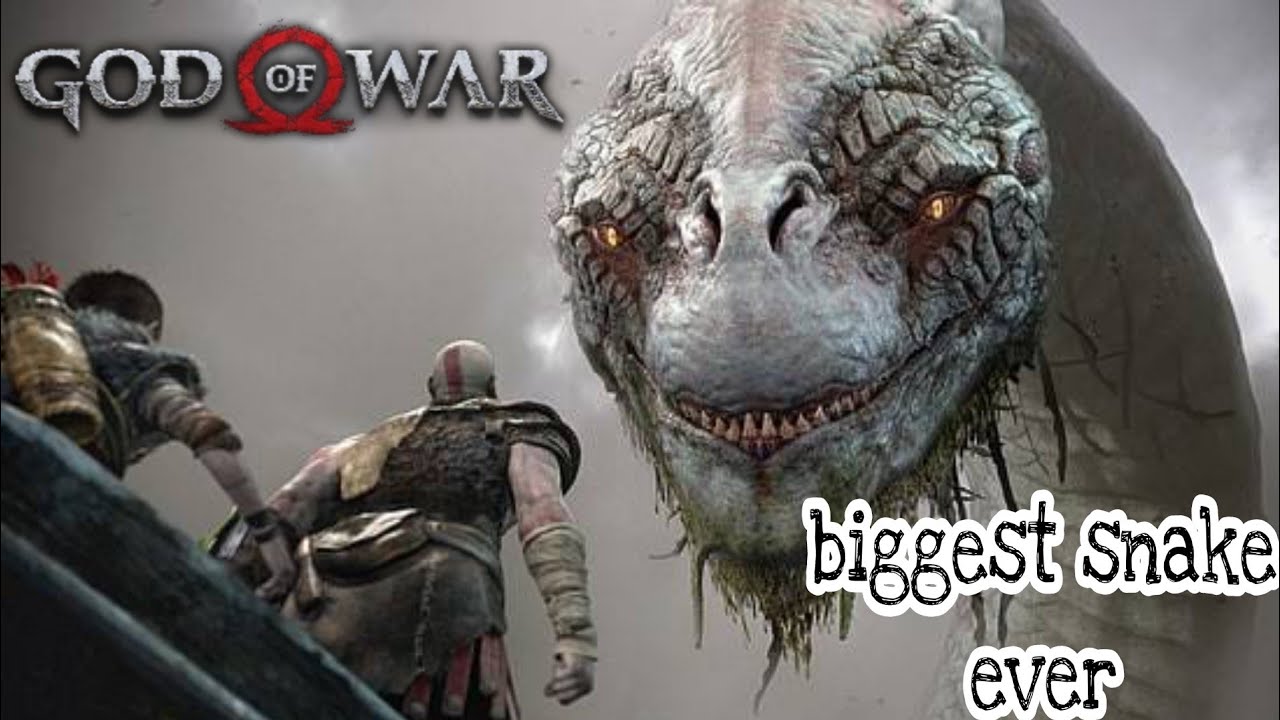 GOD OF WAR PC Gameplay - World Serpent Giant Snake #gow - YouTube