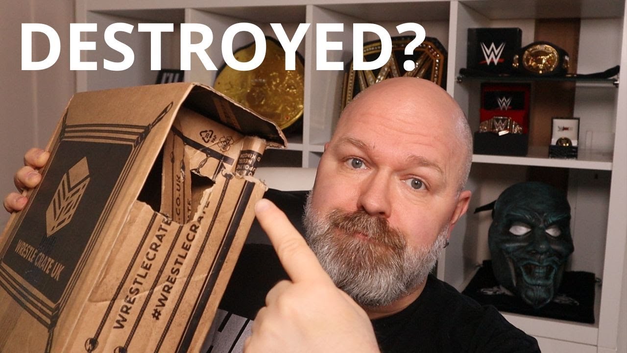 Unboxing : My SMASHED!!! Wrestle Crate Mystery Box... - YouTube
