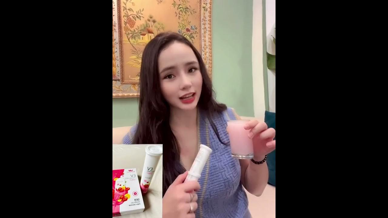 Khánh My bốc phốt về viên sủi kích trắng 3 tác động V3 của nhà VinVin Skin - YouTube