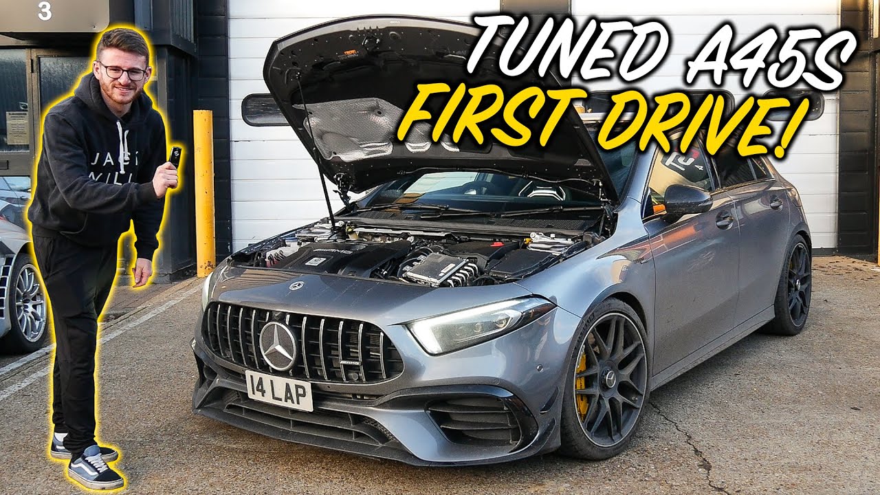 FIRST DRIVE in my TUNED A45S AMG! - YouTube