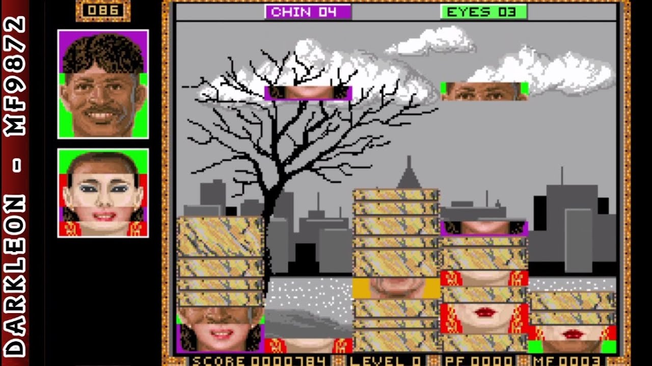 Faces... Tris III © 1990 Spectrum Holobyte - PC DOS - Gameplay - YouTube