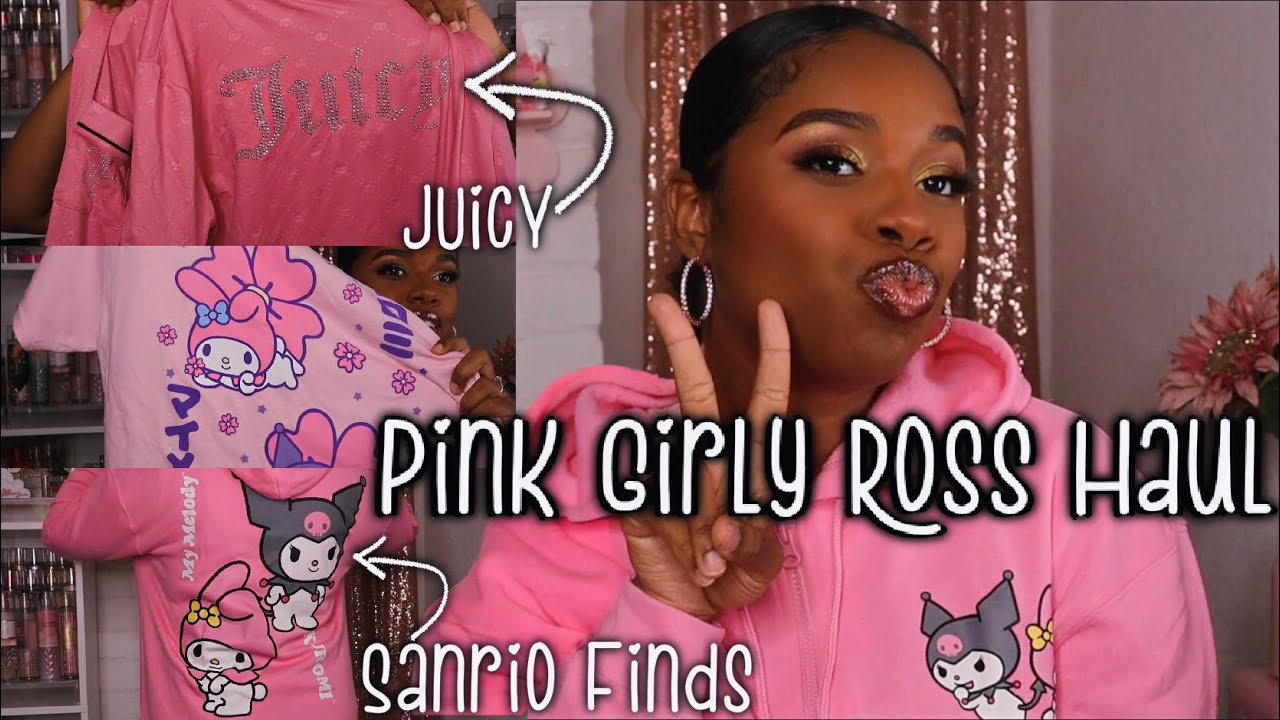 Pink Girly Ross Haul - Sanrio Finds + Juicy Couture Finds - YouTube