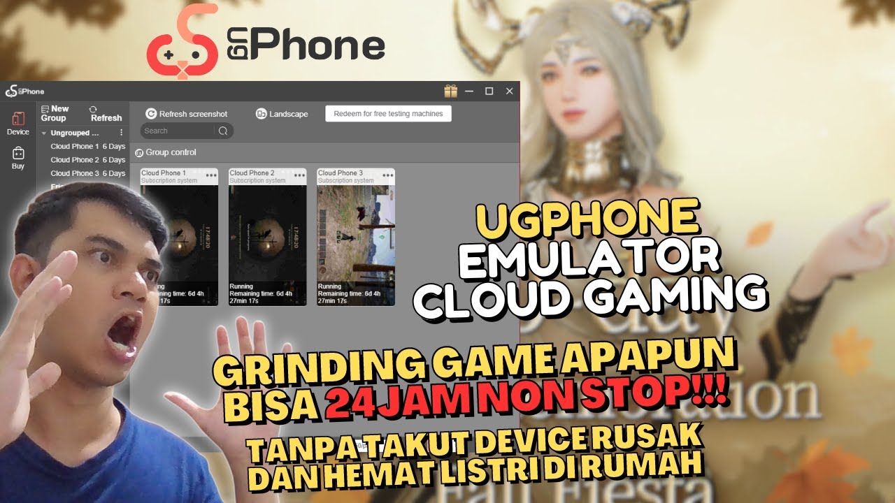 BUKA GAME BANYAK TANPA TAKUT PC/HP RUSAK ?! UGPHONE SOLUSINYA !!! BISA ...