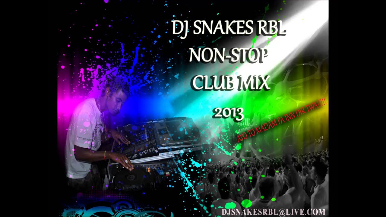 DJ SNAKES RBL NON STOP CLUB MIX ON TECHNICS RADIO MIX LIVE 2013 - YouTube