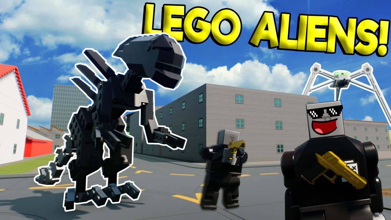 LEGO METEORITE CAUSES ALIEN INVASION! - Brick Rigs Roleplay Gameplay ...