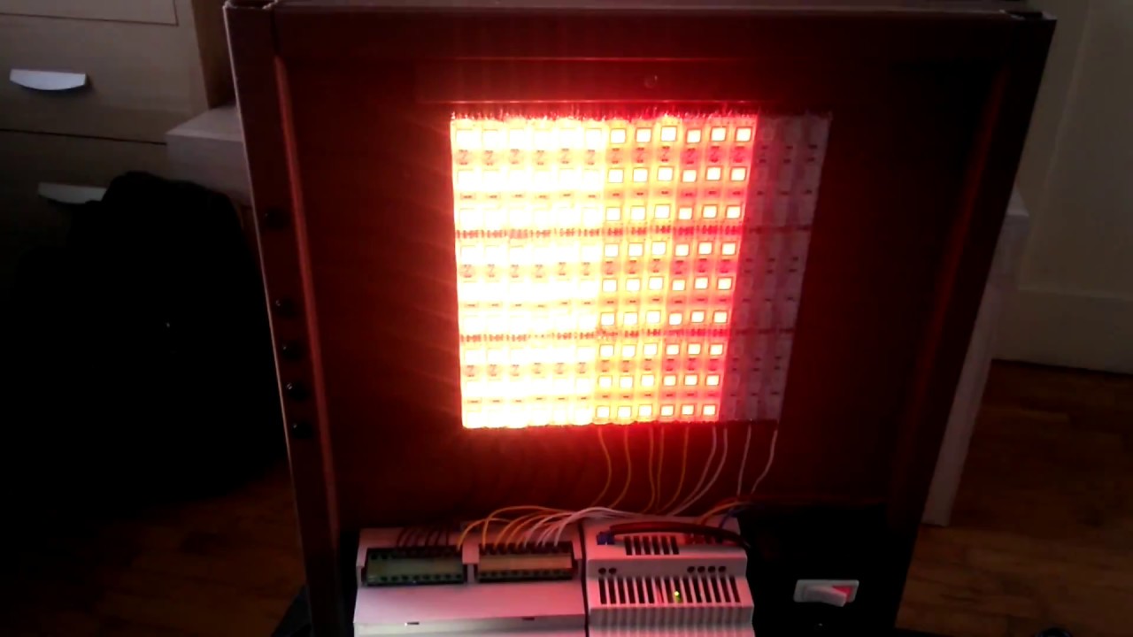 Prototype version. 12VDC PWM PLC controller. RGB led stripes control ...