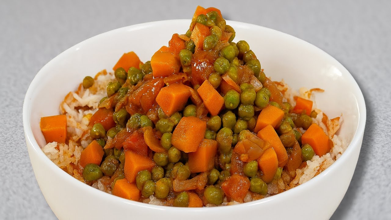 Egyptian Peas and Carrots Stew (Besilla) Vegan Recipe | بازلاء | The ...