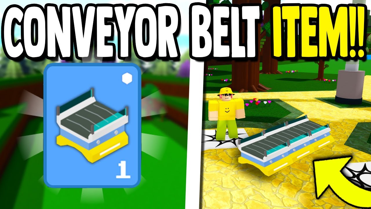 CONVEYOR BELT ITEM!! | Build a Boat for Treasure ROBLOX - YouTube