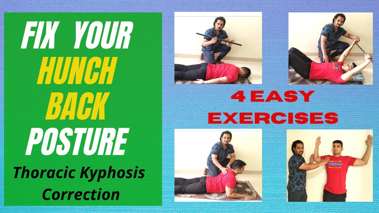 Fix "HUNCHBACK" Posture PERMANENTLY in 10 Minutes |4 Easy Exercises ...
