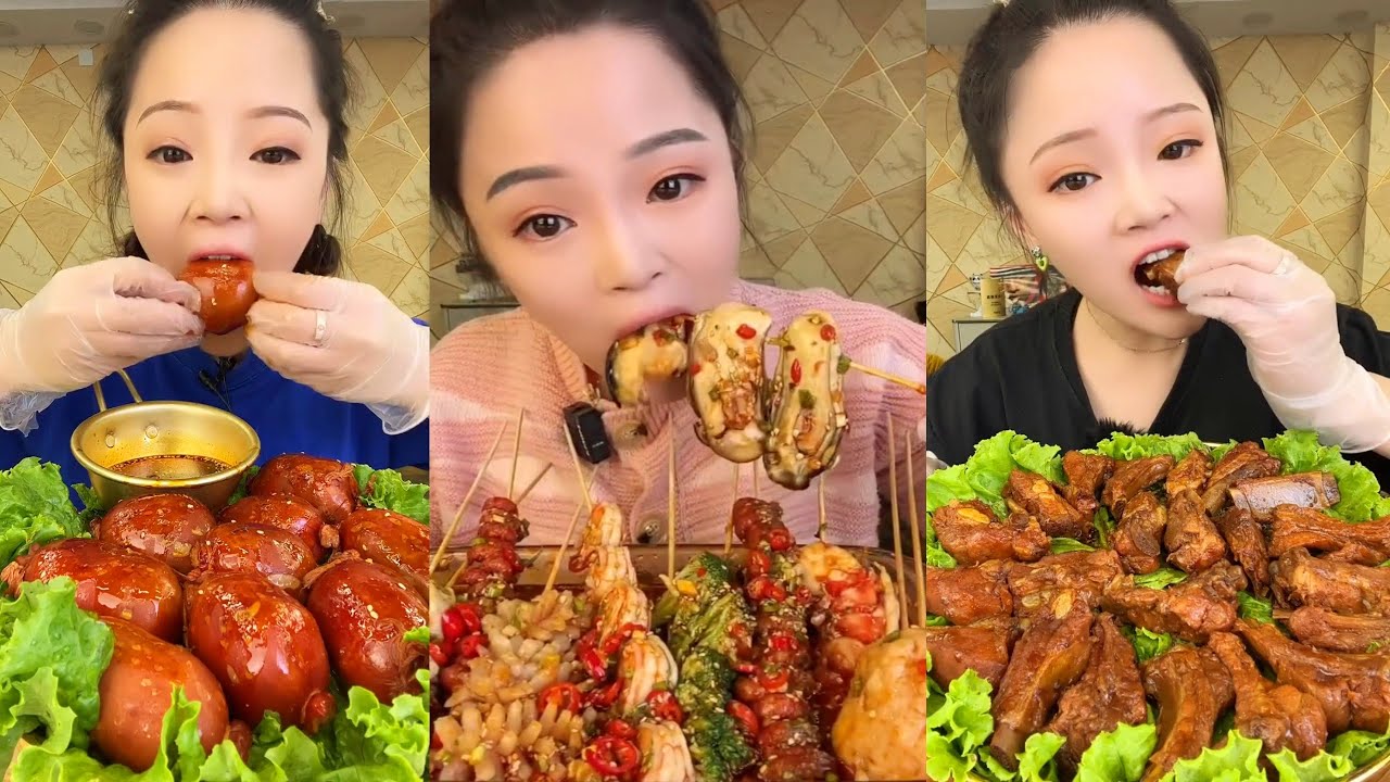 【ASMR】【MUKBANG】Red Braised Pork Belly "Eat Meat with Big Mouthfuls Asmr ...