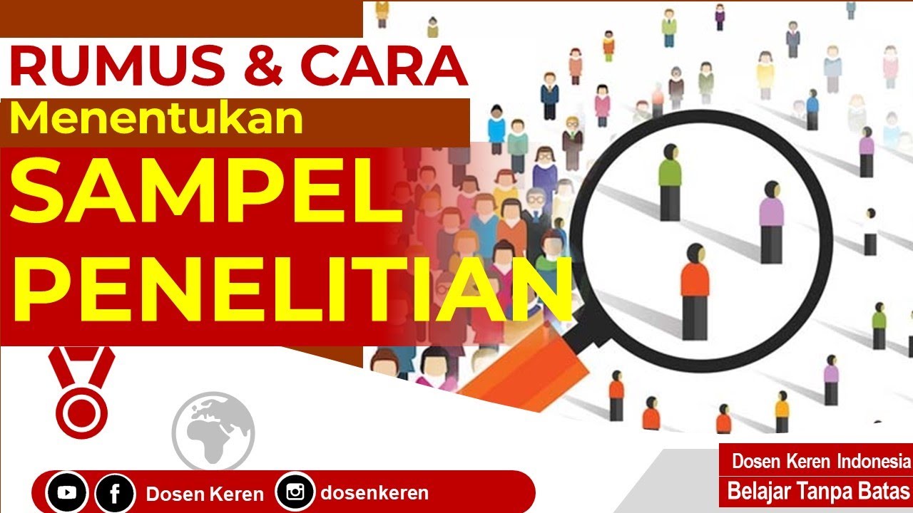 RUMUS DAN CARA PENENTUAN SAMPLE PENELITIAN - YouTube