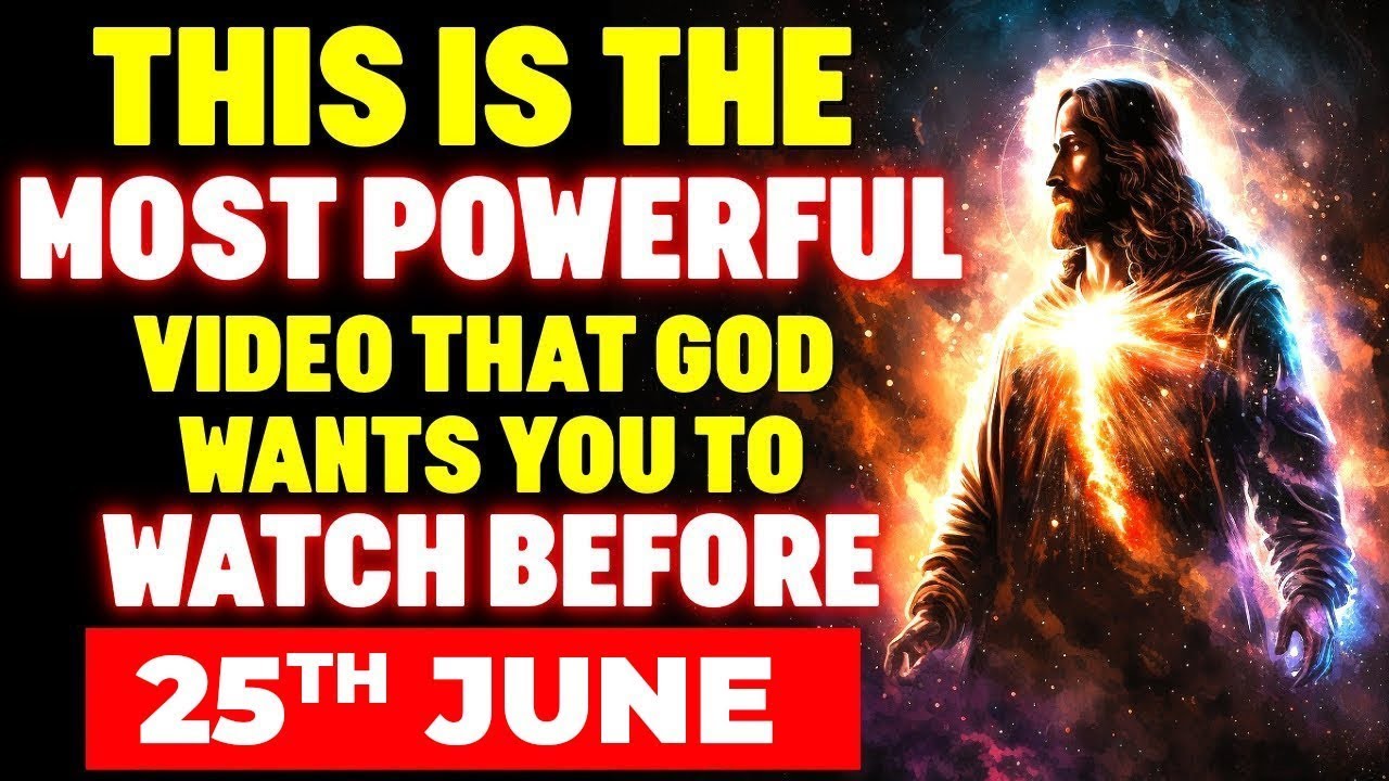 GOD WANTS YOU TO WATCH THIS POWERFUL VIDEO BEFORE MONTH ENDS | Powerful ...