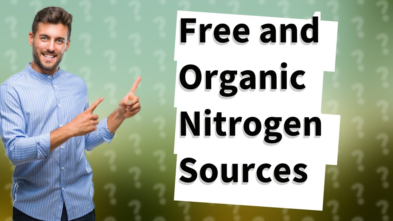 What Are Some Free and Organic Nitrogen Sources for My Garden? - YouTube