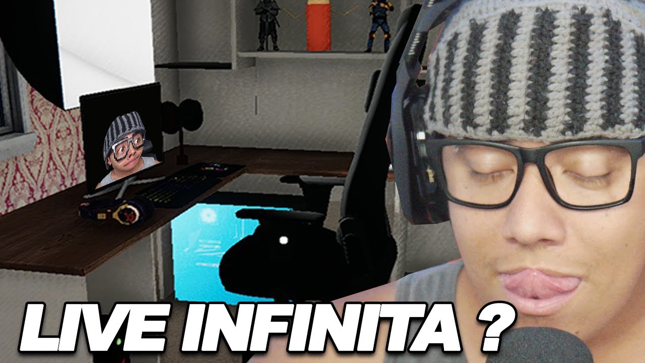 Tentei Fazer Uma Live Infinita Streamer Life Simulator Youtube