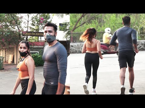 Mrunal Jain With Wife Sweety Jain Spotted At Lokhandwala Andheri