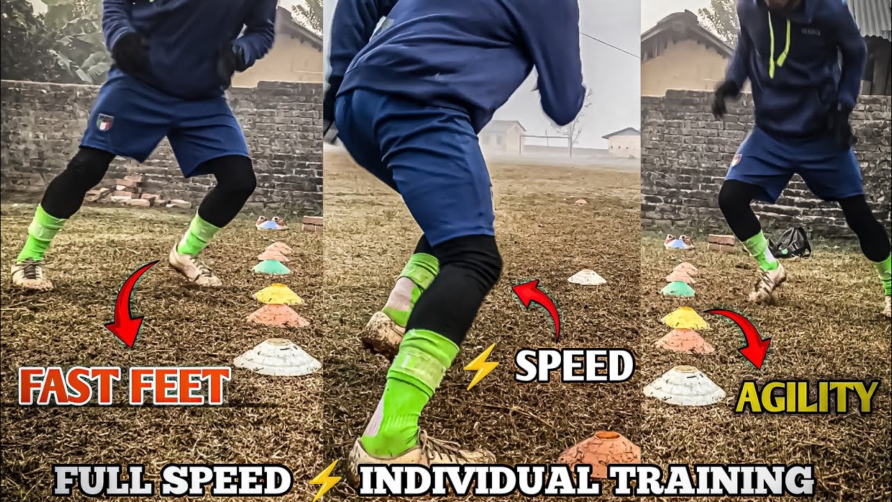 Fast feet & Speed, Agility Full Speed Individual Football Training ...