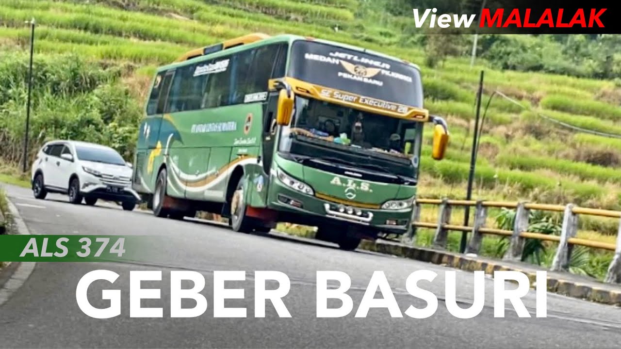 Pertama Kali BUS ALS 374 Taklukan Jalur Extrim Malalak, GEBERKAN BASURI ...