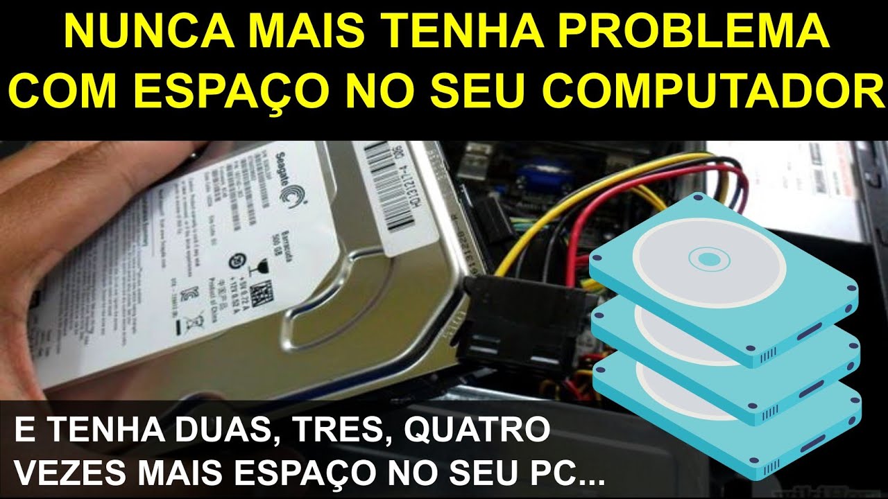 Como ter vários HDs no seu computador - YouTube