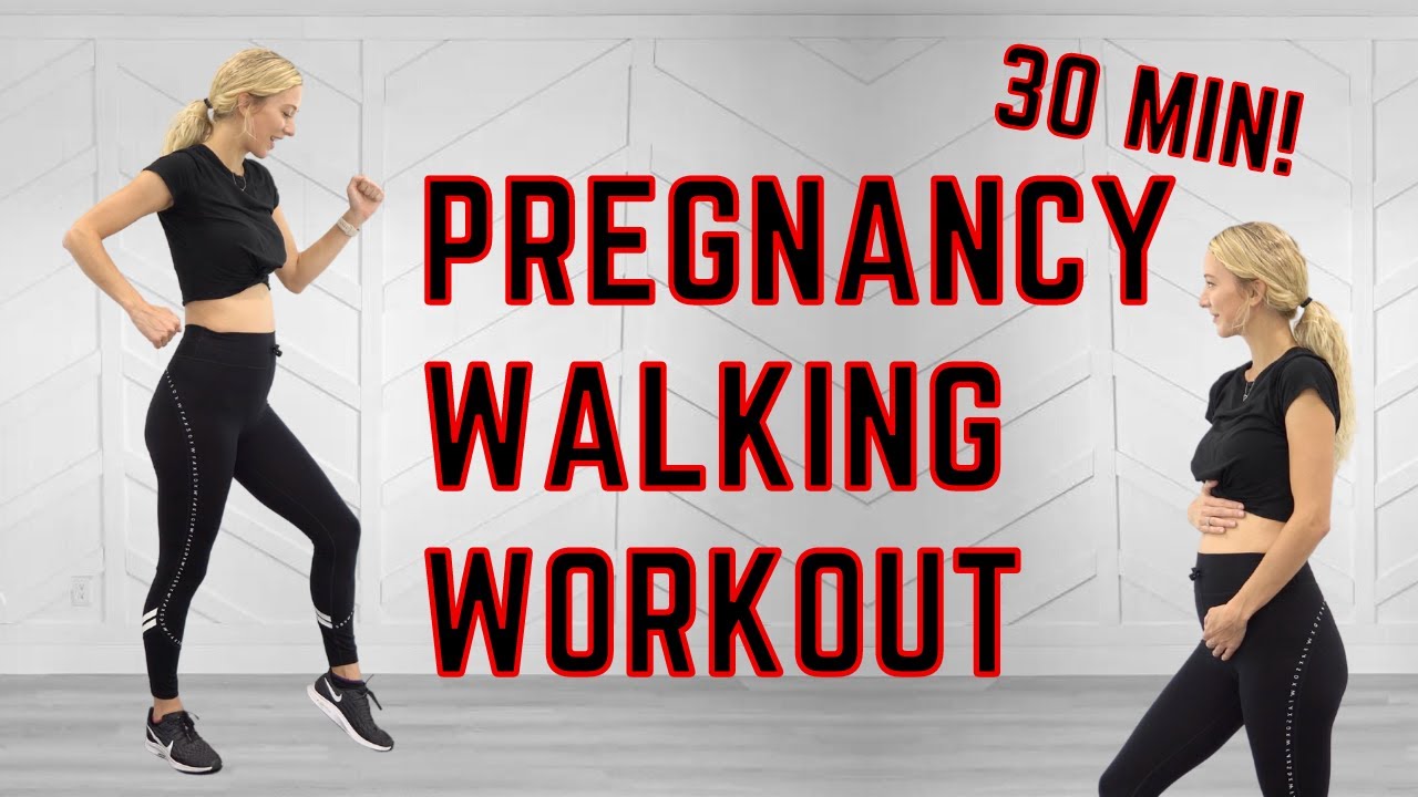 30 Minute Pregnancy Walking Workout | Prenatal Cardio Workout ...