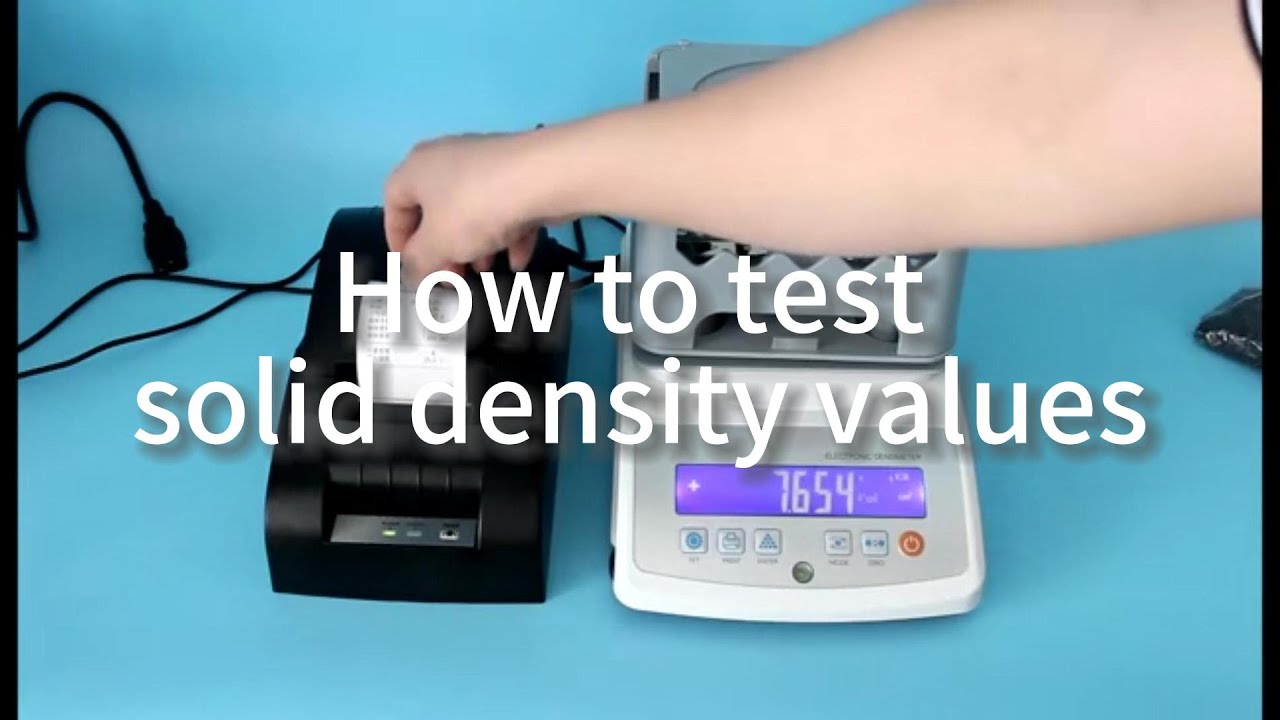 How to test solid density values？ - YouTube