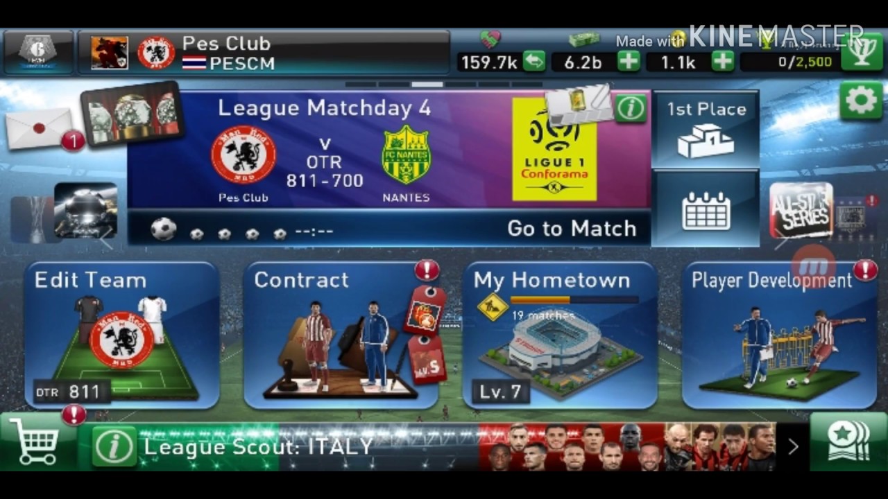 PES CLUB MANAGER 2019 #เฉลยคำถามชิงไอดี - YouTube