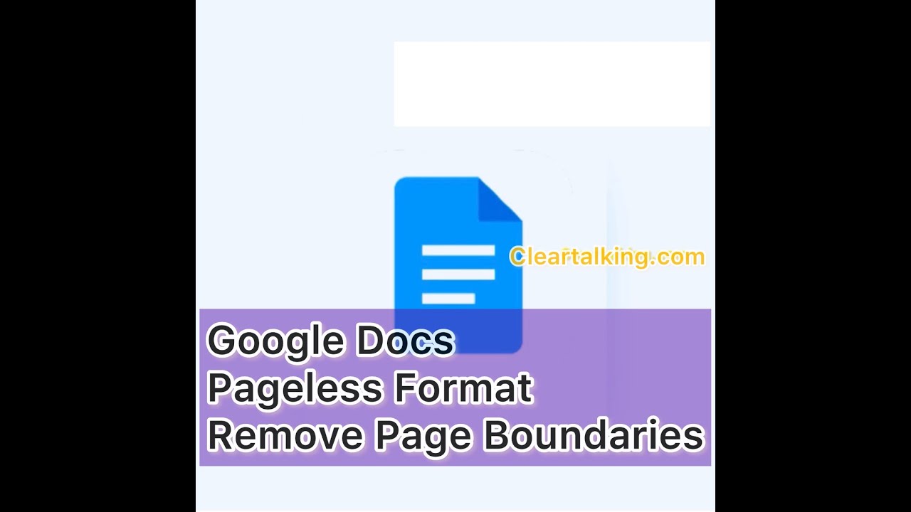 Google Docs Remove Page Boundaries With Pageless Mode YouTube google-docs-remove-page-boundaries-with-pageless-mode-youtube