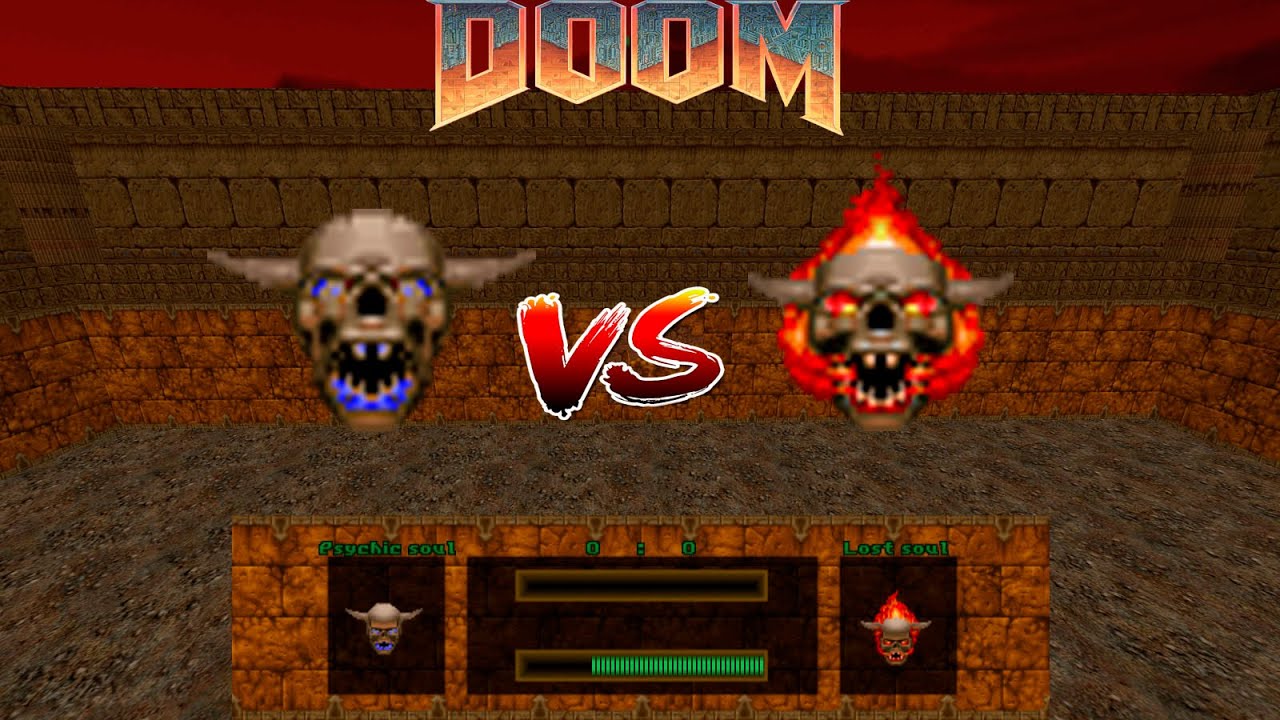 Lost Soul vs Psychic Soul - FIGHT CROSSOVER - DOOM Classic Monster ...