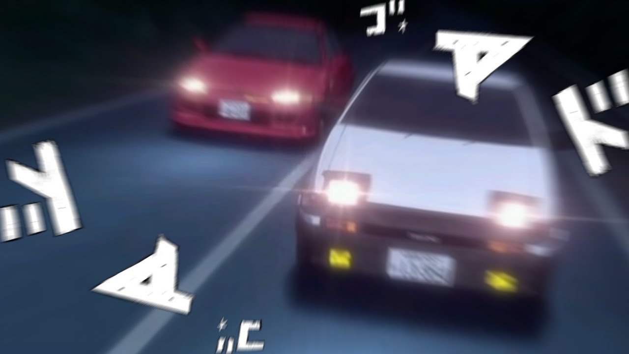 Initial D double crash, but in real life - YouTube