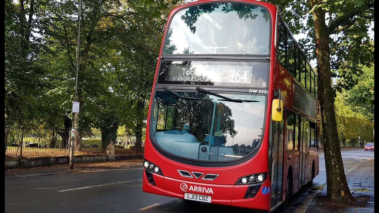 Route 264 - From West Croydon Bus Station to Tooting, St George's ...